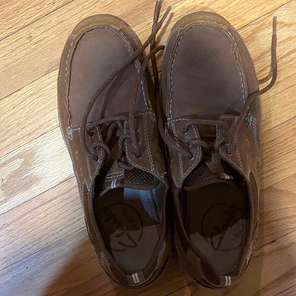 Clarks | Shoes | Clarks Mens Tan Leather Boat Shoes | Poshmark